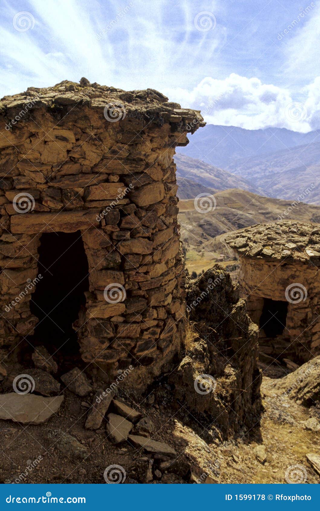 Incan ruins- Peru stock photo. Image of high, lima, archaeological ...