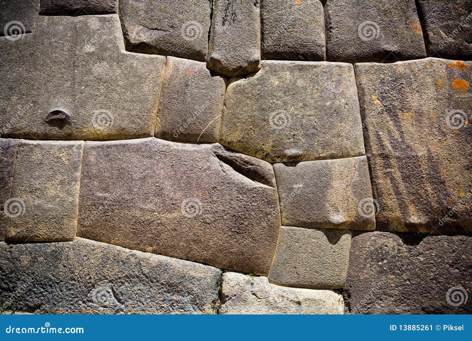 Incan Stone Wall, Peru Stock Image | CartoonDealer.com #13885261