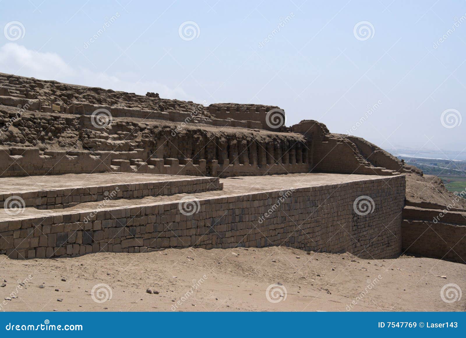 The Incan Temple Of The Sun In Pachacamac Royalty-Free Stock Photo ...