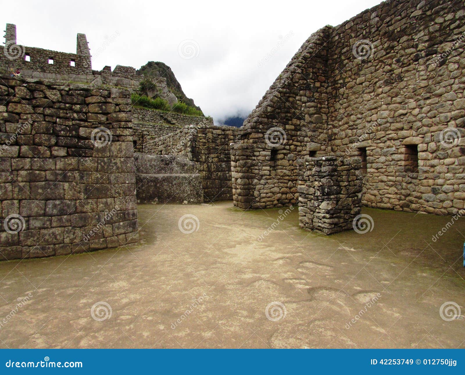Incan Walls at Machu Picchu Peru Stock Image - Image of machu, picchu ...