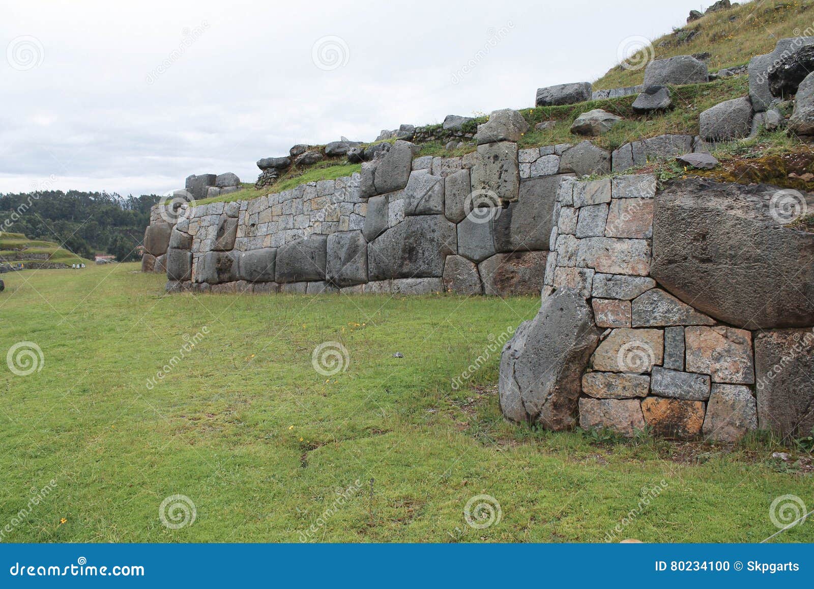 Incan Walls in Sacsayhuaman Stock Photo - Image of killke, saksawaman ...
