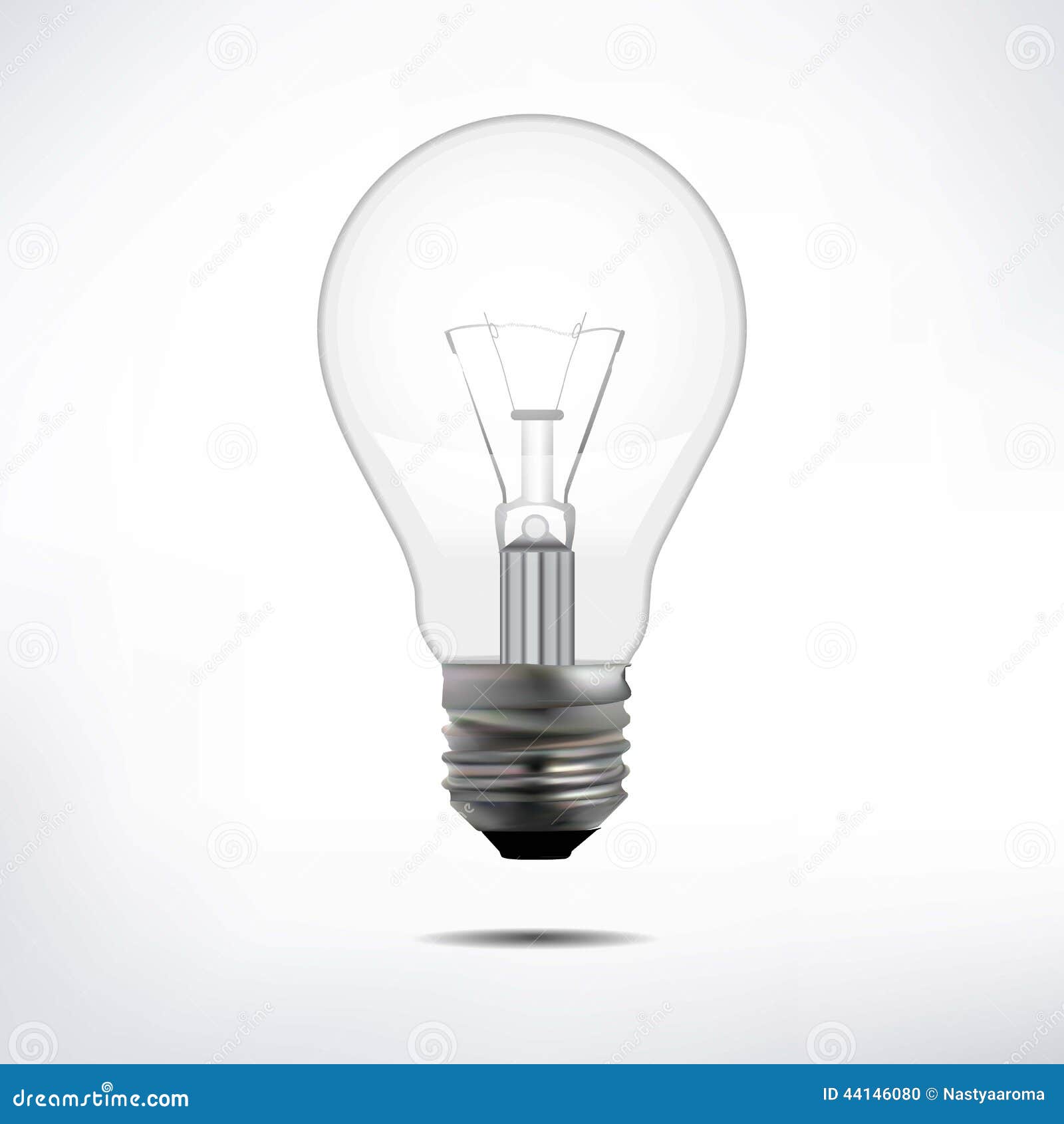 Incandescent Electric Lamp in Vector Format Stock Vector - Illustration ...