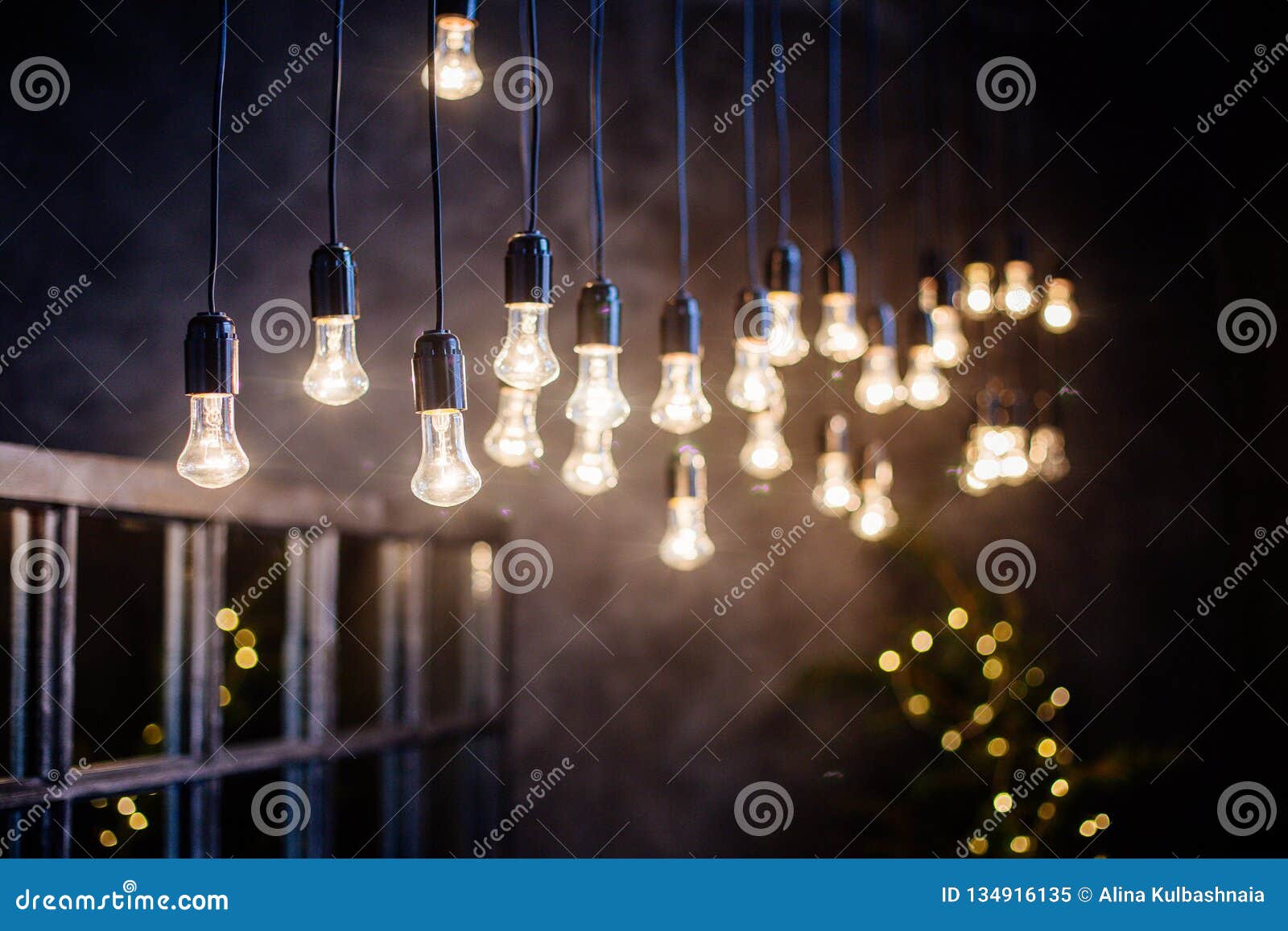 Incandescent light bulb. stock image. Image of electricity - 134916135