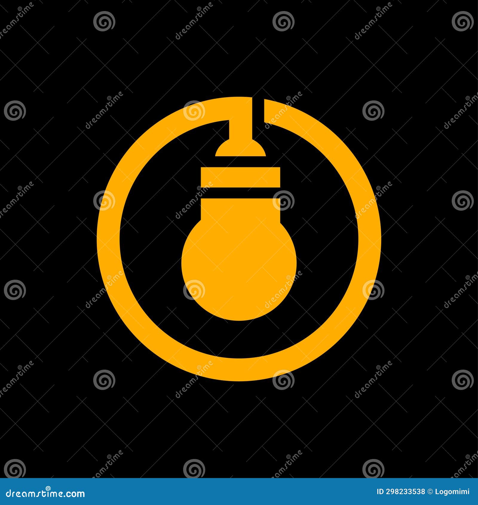 Incandescent Light Bulb Logo Icon Design Template Vector Stock Vector ...