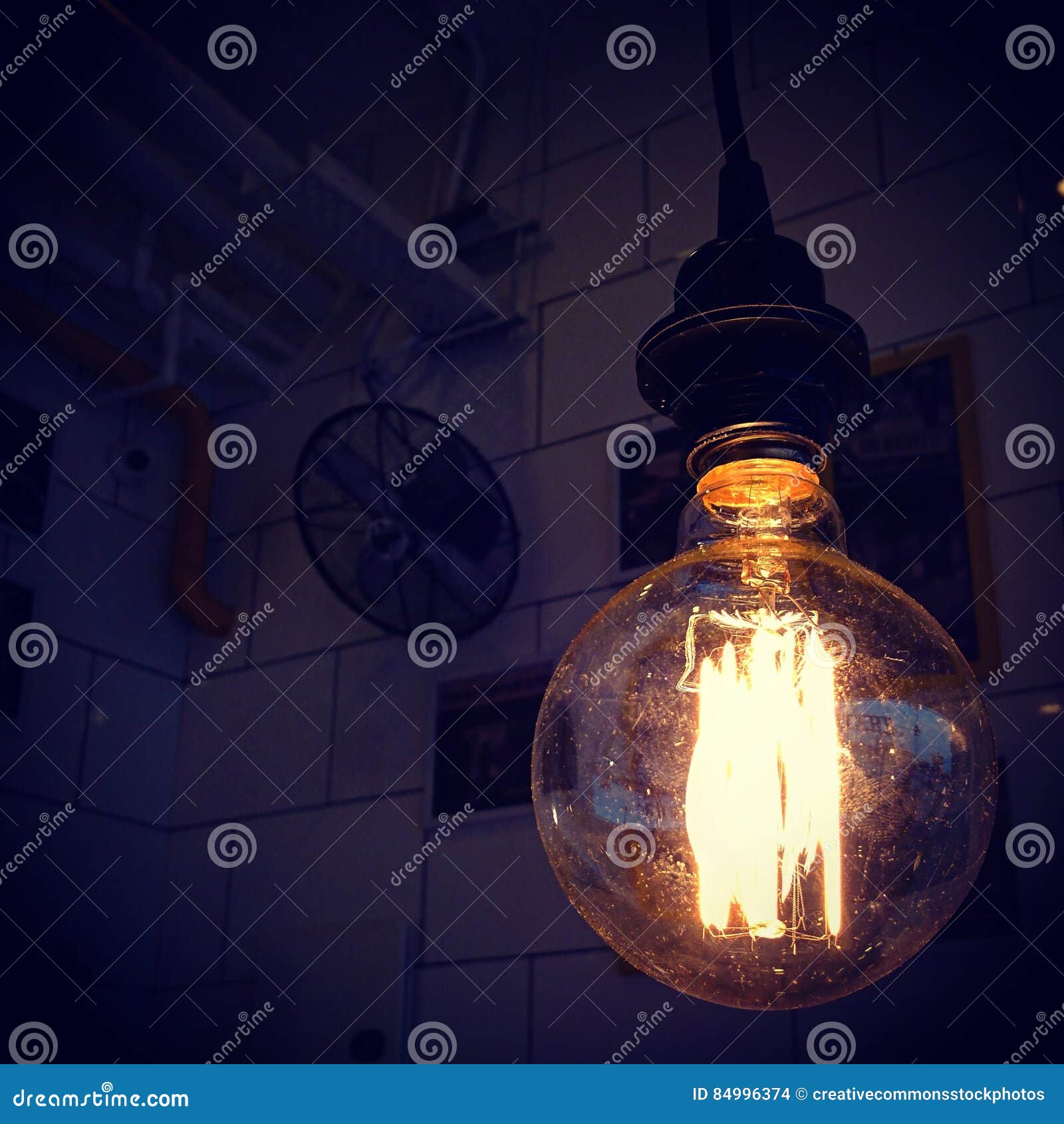 Incandescent Light Bulb Picture. Image: 84996374