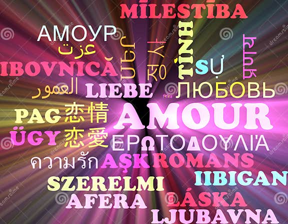 Incandescência Multilíngue Do Conceito Do Fundo Do Wordcloud Do Caso