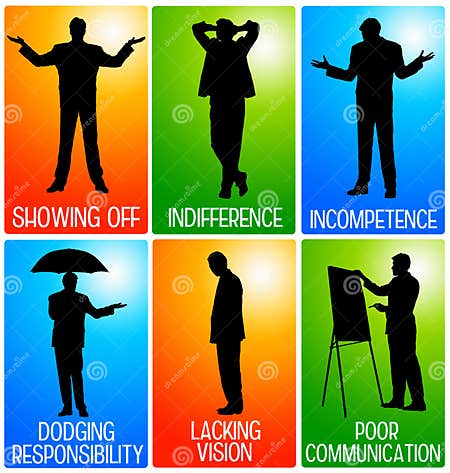 Incapable employees stock illustration. Illustration of show - 47992268