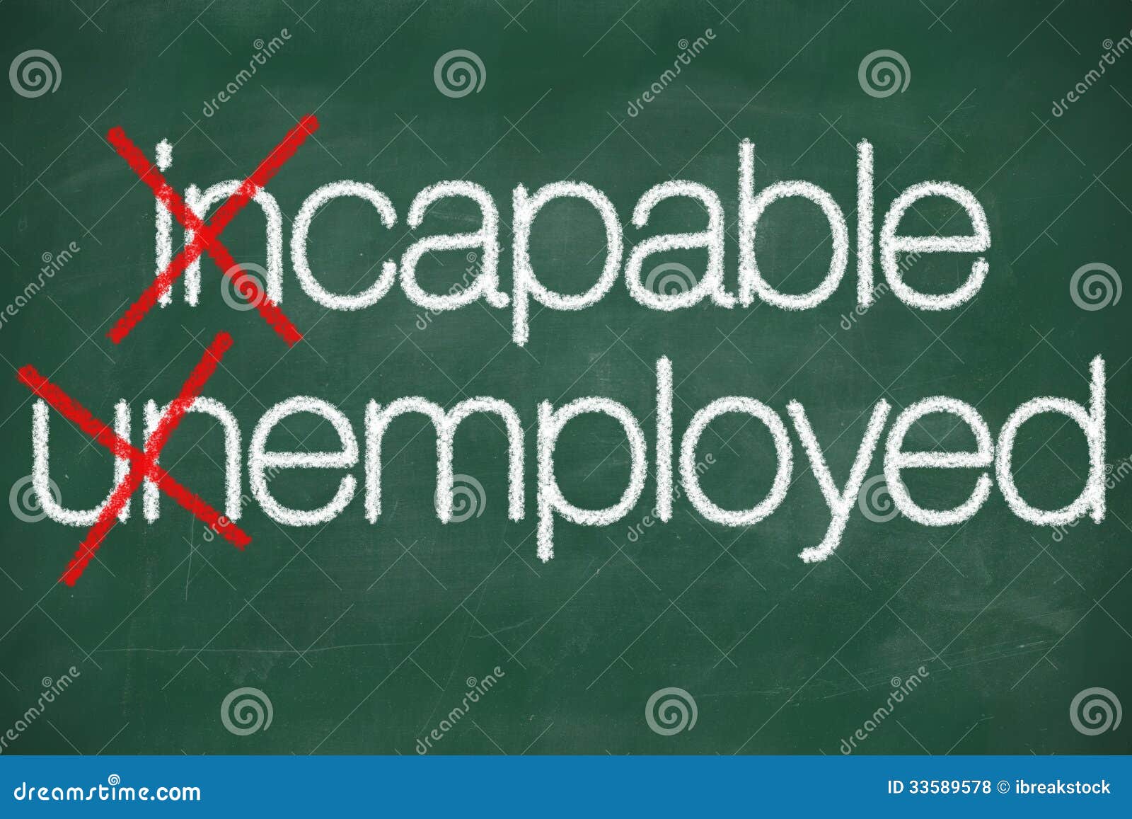 Incapable Unemployed Concept Stock Illustration - Illustration of ...