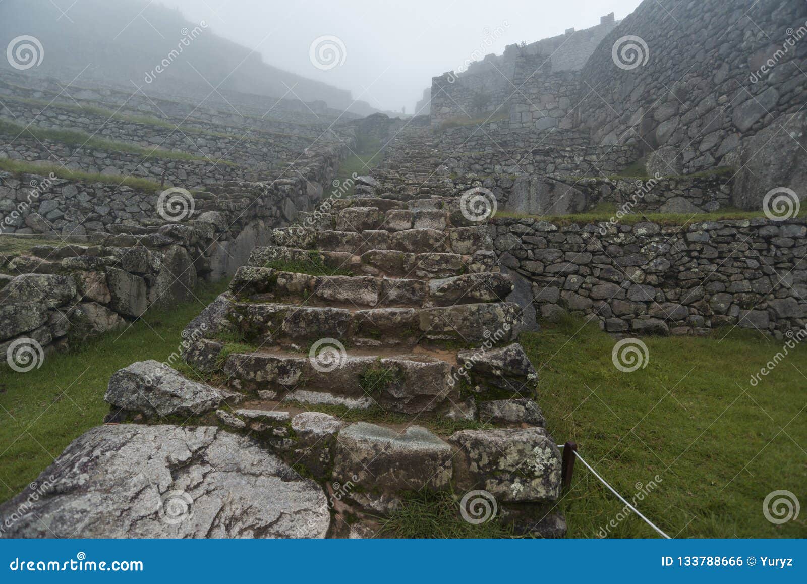 Incas stone pathway stock photo. Image of green, grass - 133788666