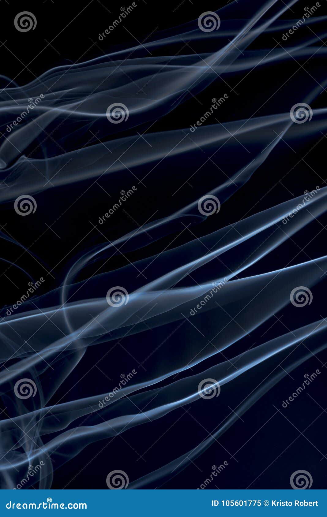 Incense on a Black Background. Stock Image - Image of flowing, black ...