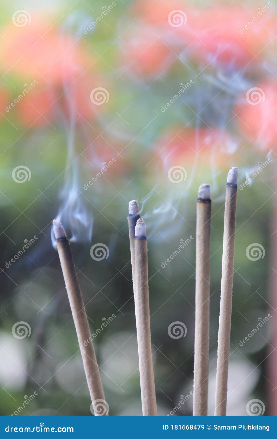 Incense burning stock image. Image of asia, concept - 181668479