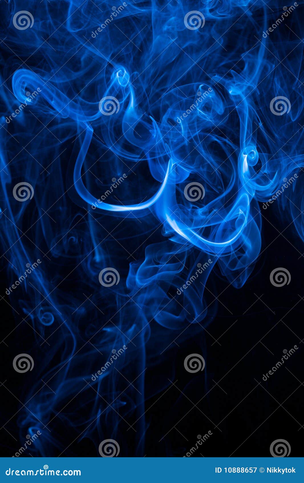 Incense el humo azul imagen de archivo. Imagen de forma - 10888657