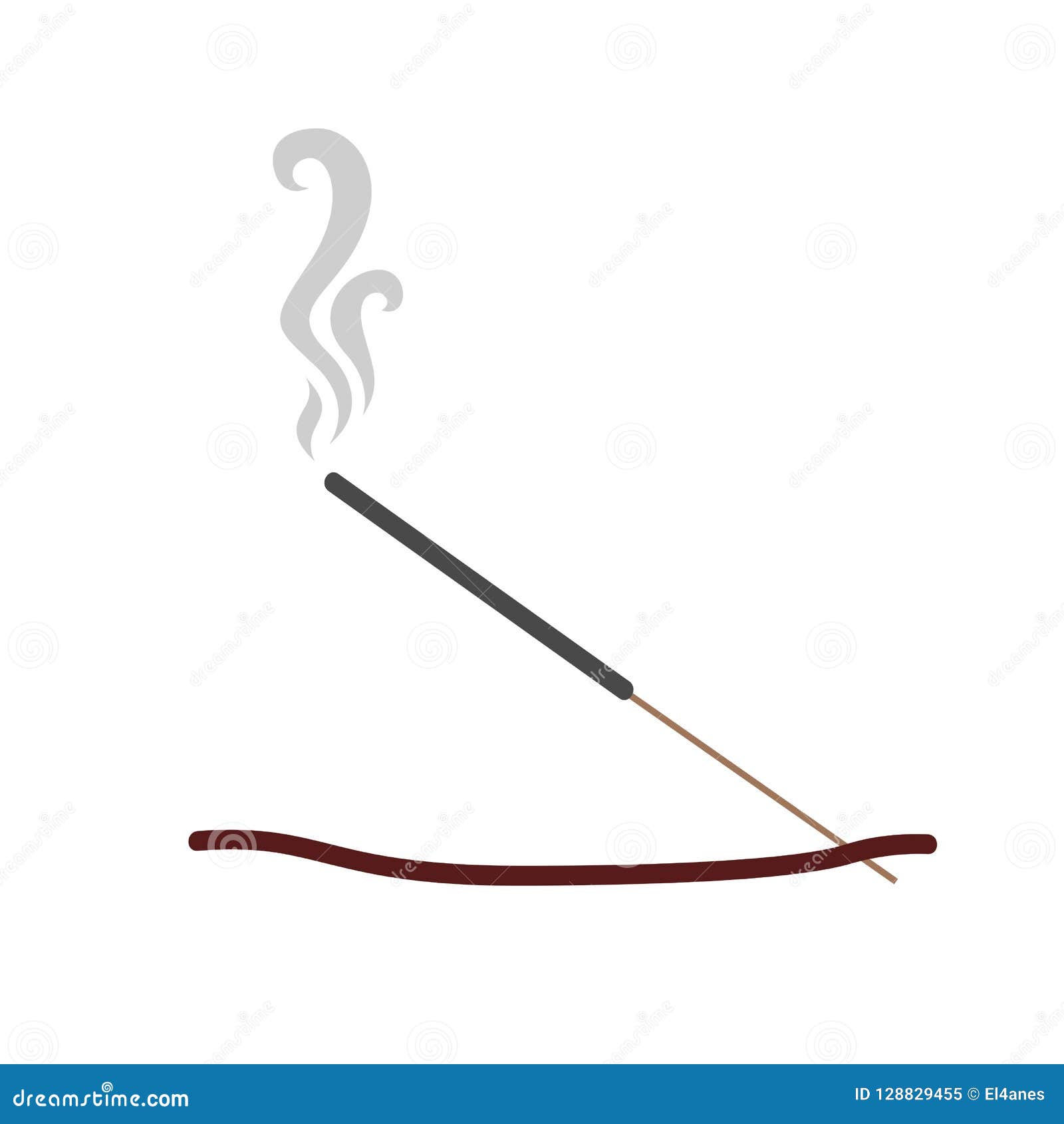 Incense Icon. Vector stock vector. Illustration of ritual - 128829455