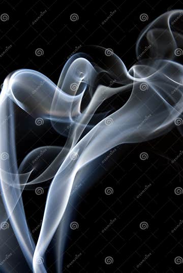 Incense smoke stock image. Image of blue, dark, abstract - 683285