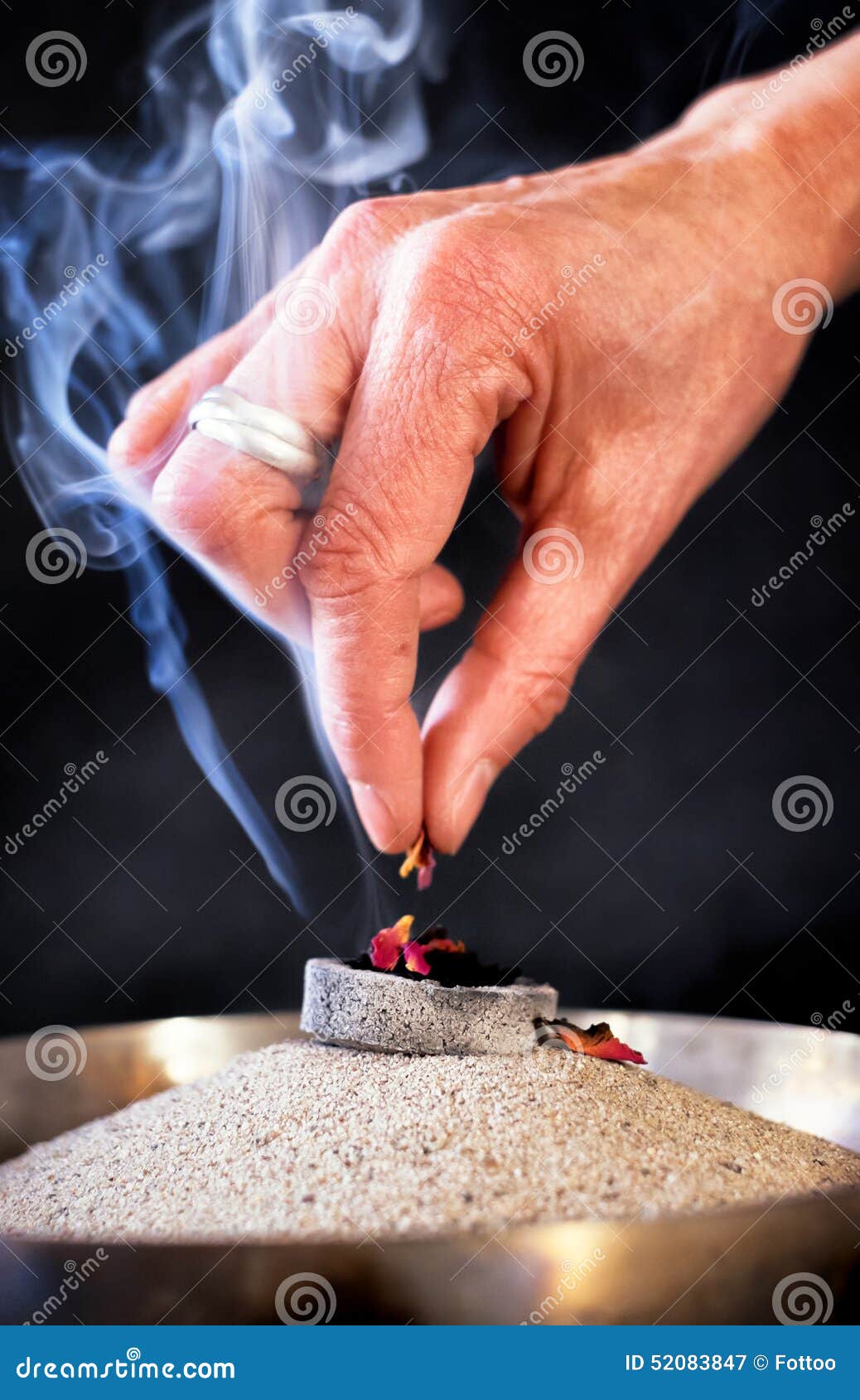 Incense stock image. Image of incense, aromatic, brass - 52083847