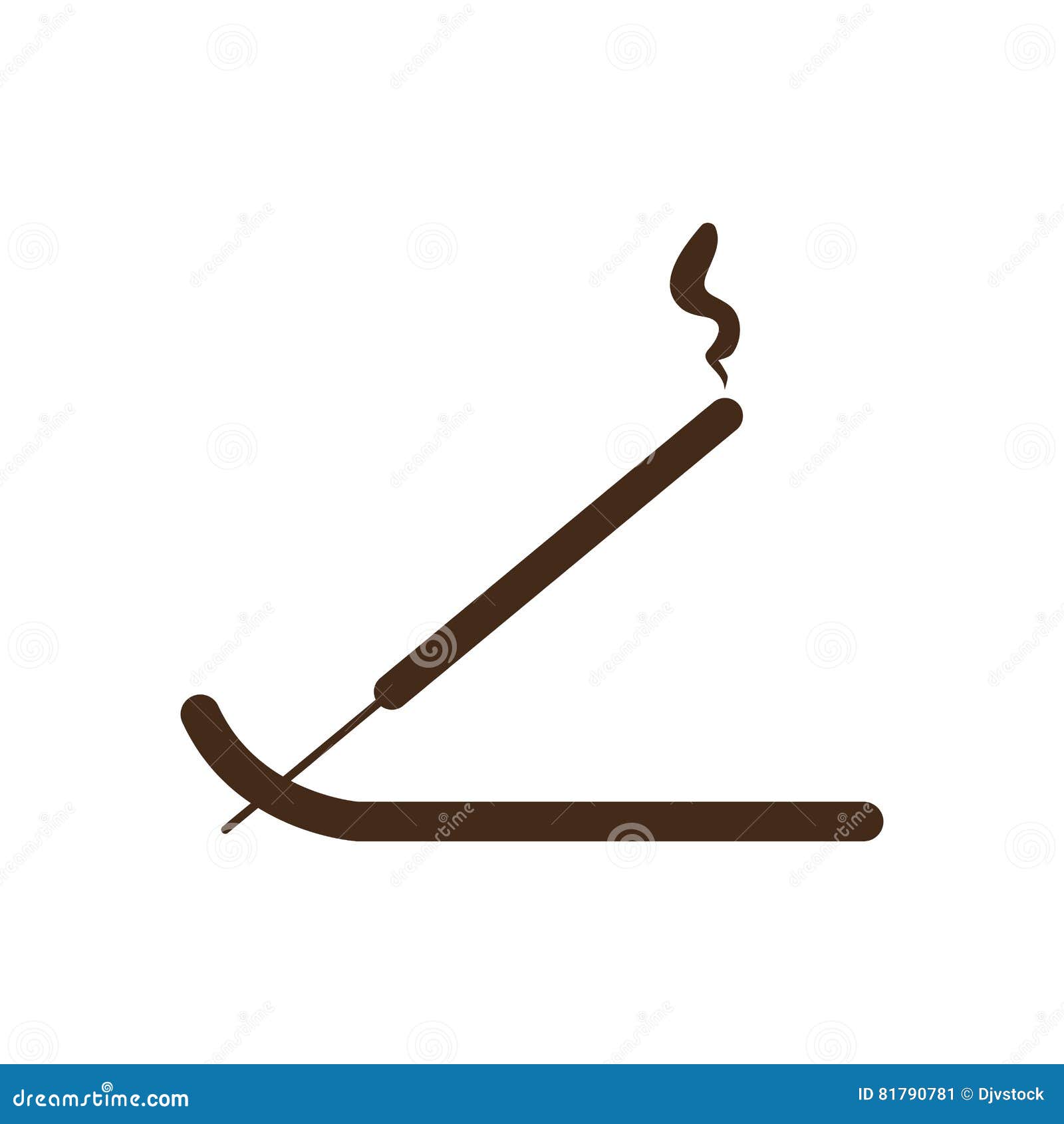 Incense stick icon image stock vector. Illustration of concept - 81790781