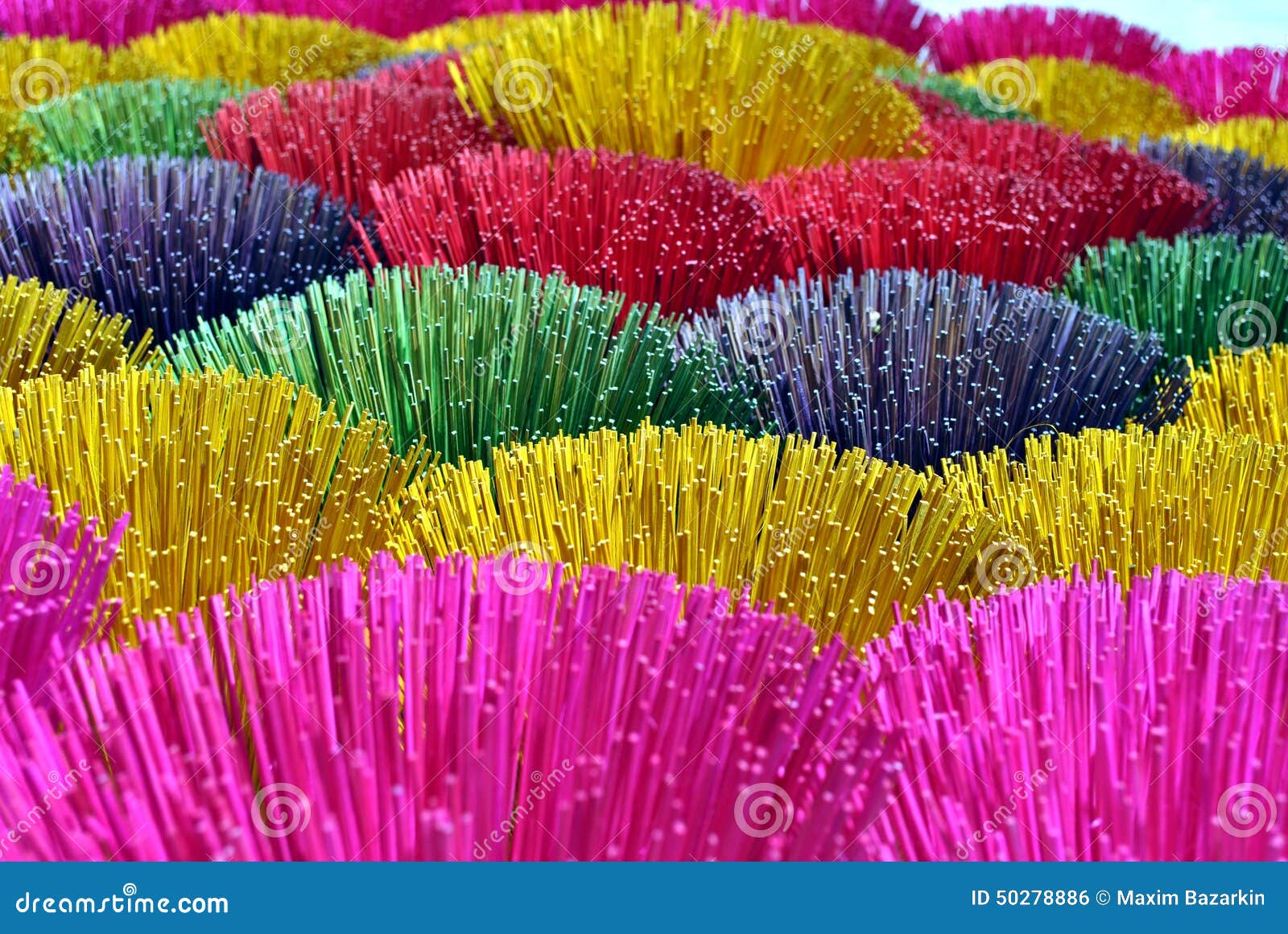Incense sticks stock photo. Image of colored, street - 50278886