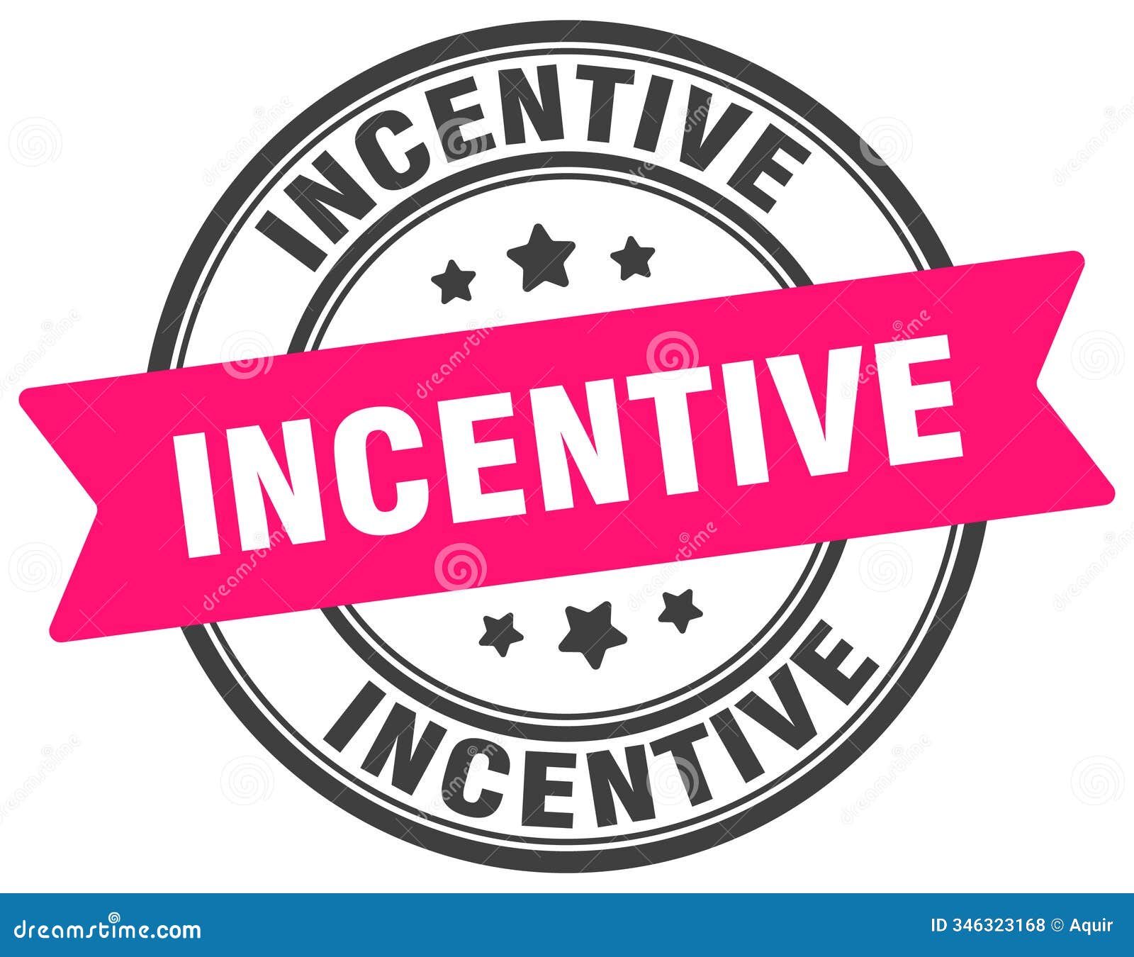 Incentive Stamp. Incentive Label on Transparent Background. Round Sign ...