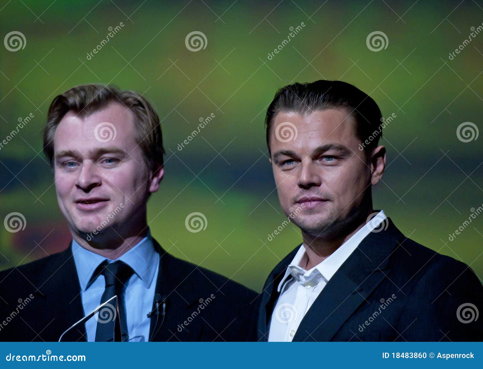 Inception Director with Its Star, Leo Di Caprio Editorial Image - Image ...