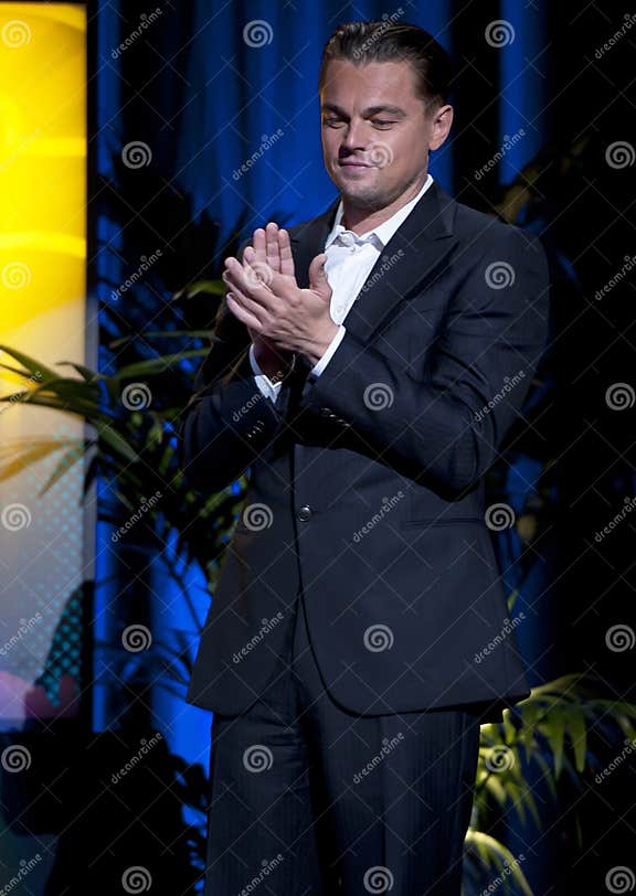Inception Star, Leo Di Caprio, Clapping Editorial Photo - Image of ...
