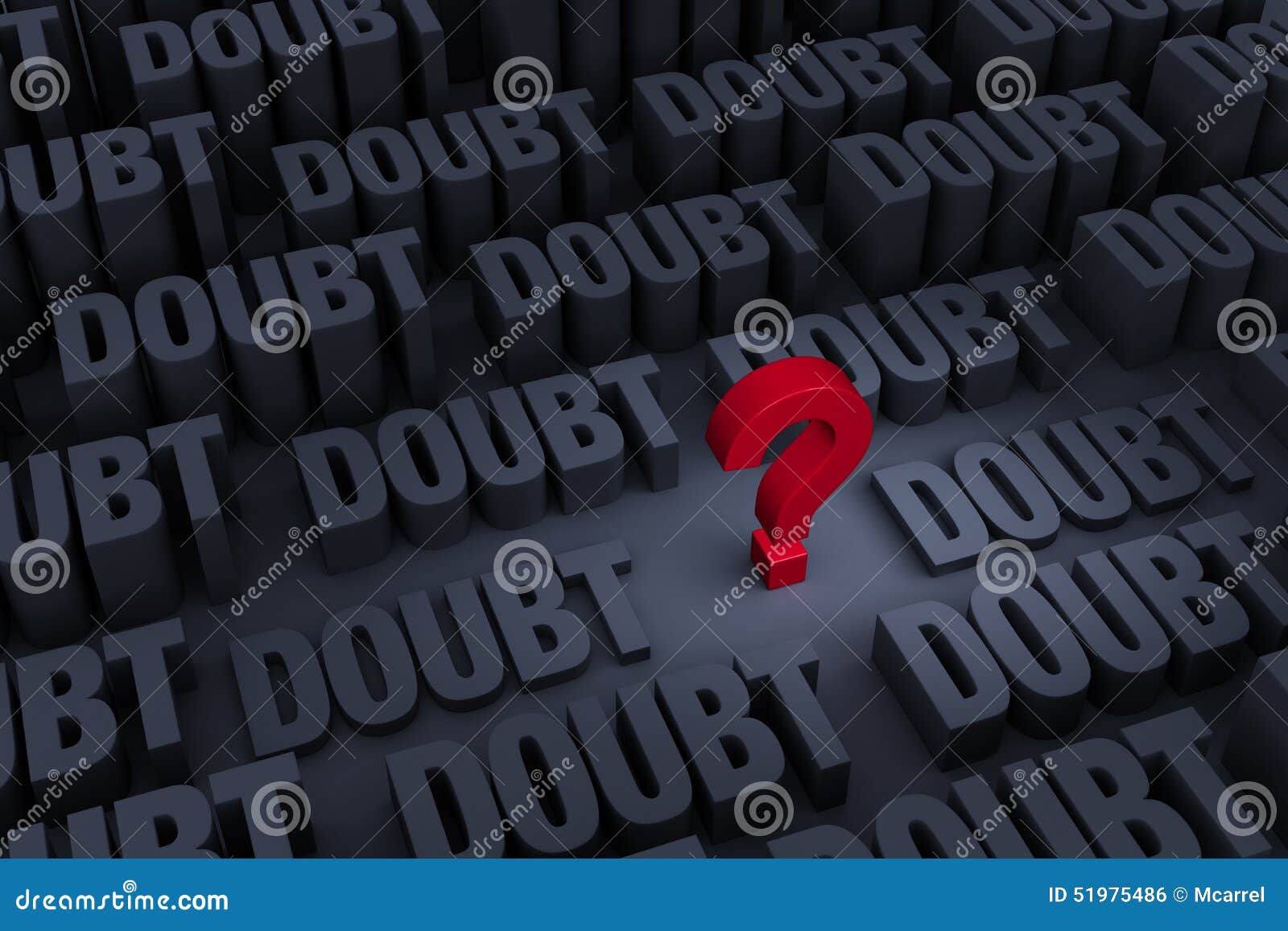 Incertidumbre y duda stock de ilustración. Ilustración de incierto ...