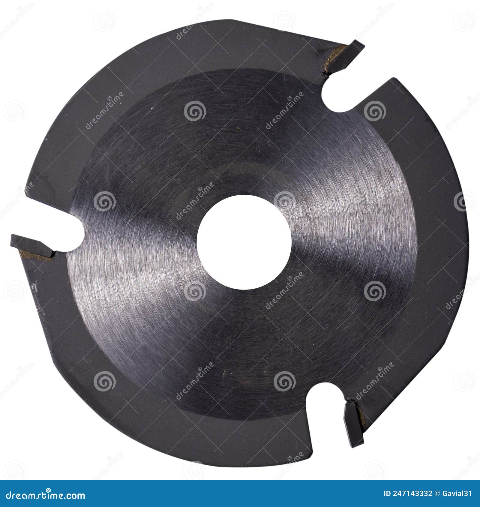 4 Inch Circular Saw Blade for Wood on White Background Stock Photo ...