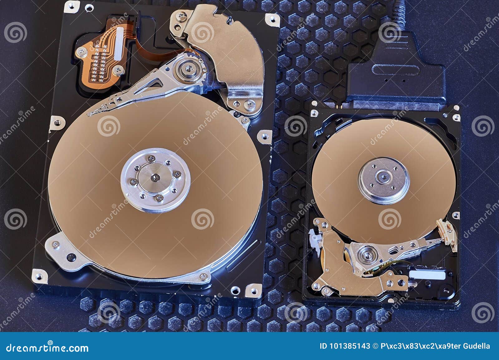 Open Hard Disks stock image. Image of electronics, computer - 101385143