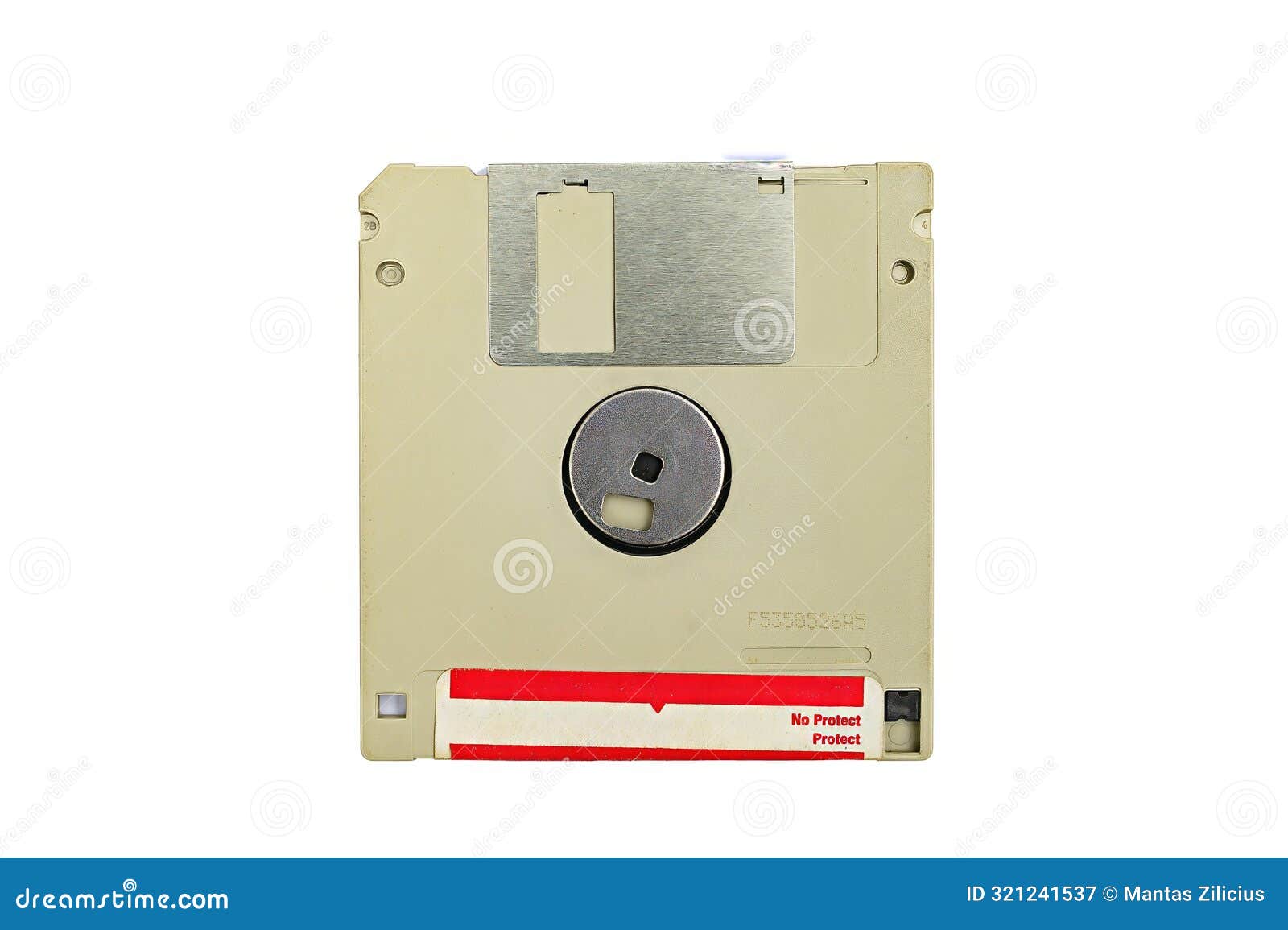 Old 3.5-inch Floppy Disk or Diskette Isolated on White Background Stock ...