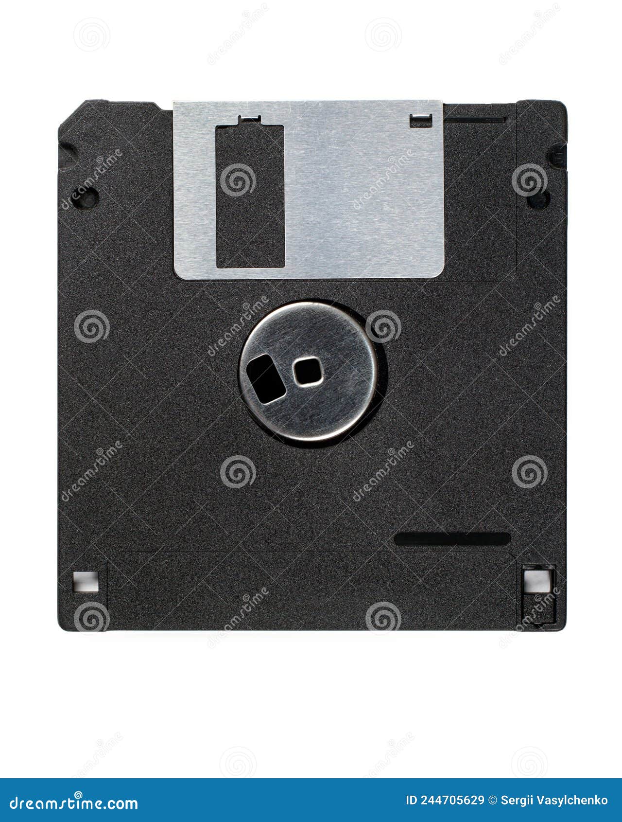 3.5 Inch Floppy Disk Isolated on White Background Stock Image - Image ...