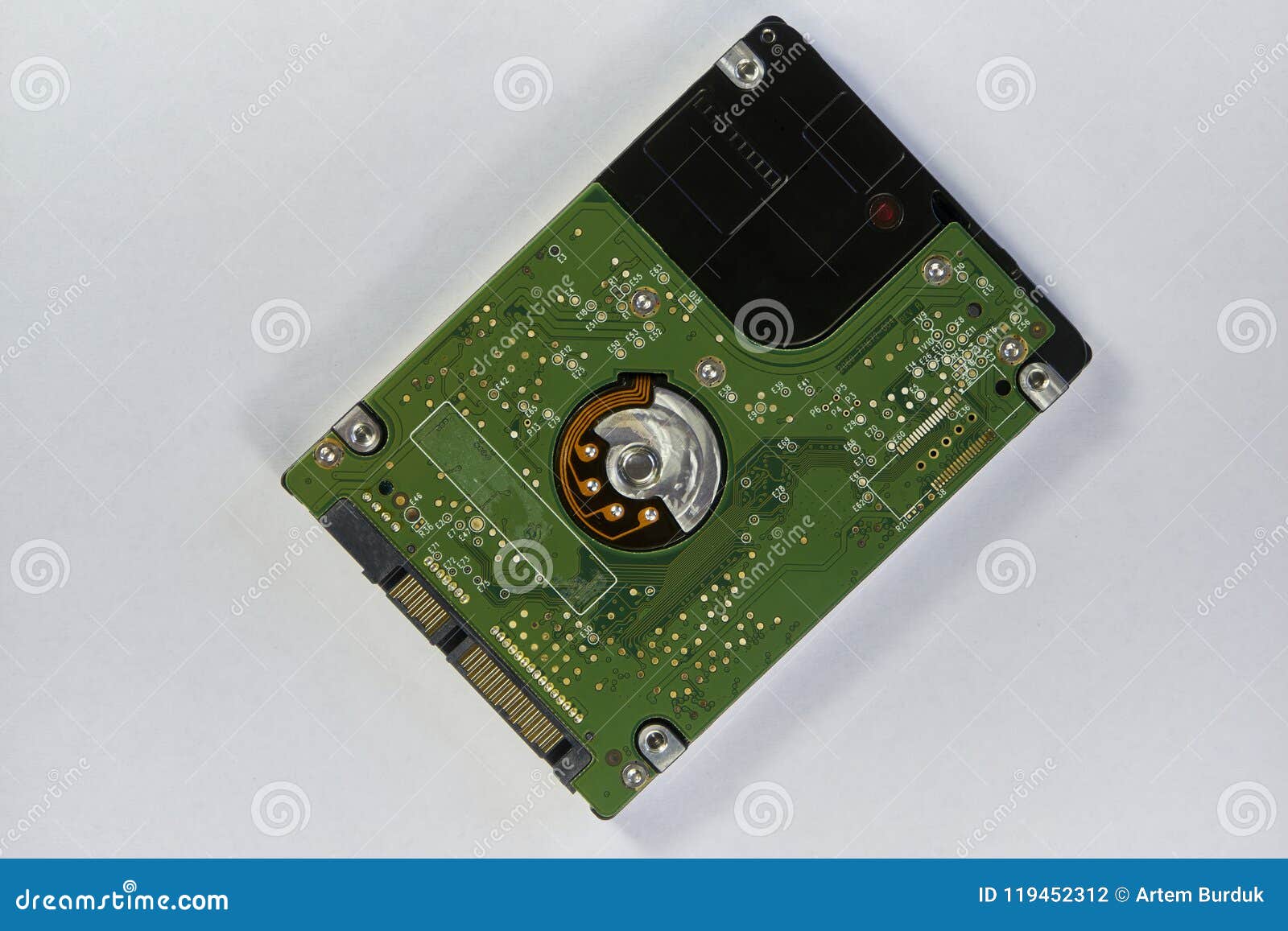 2.5 Inch Hard Drives Isolated on White Stock Photo - Image of closeup ...