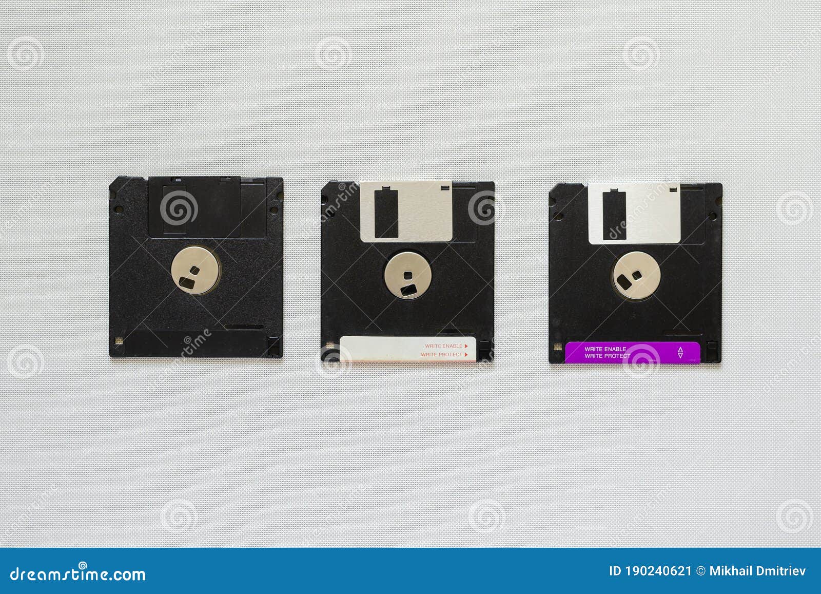 3.5 Inch Magnetic Floppy Disks Stock Image - Image of magnetic ...