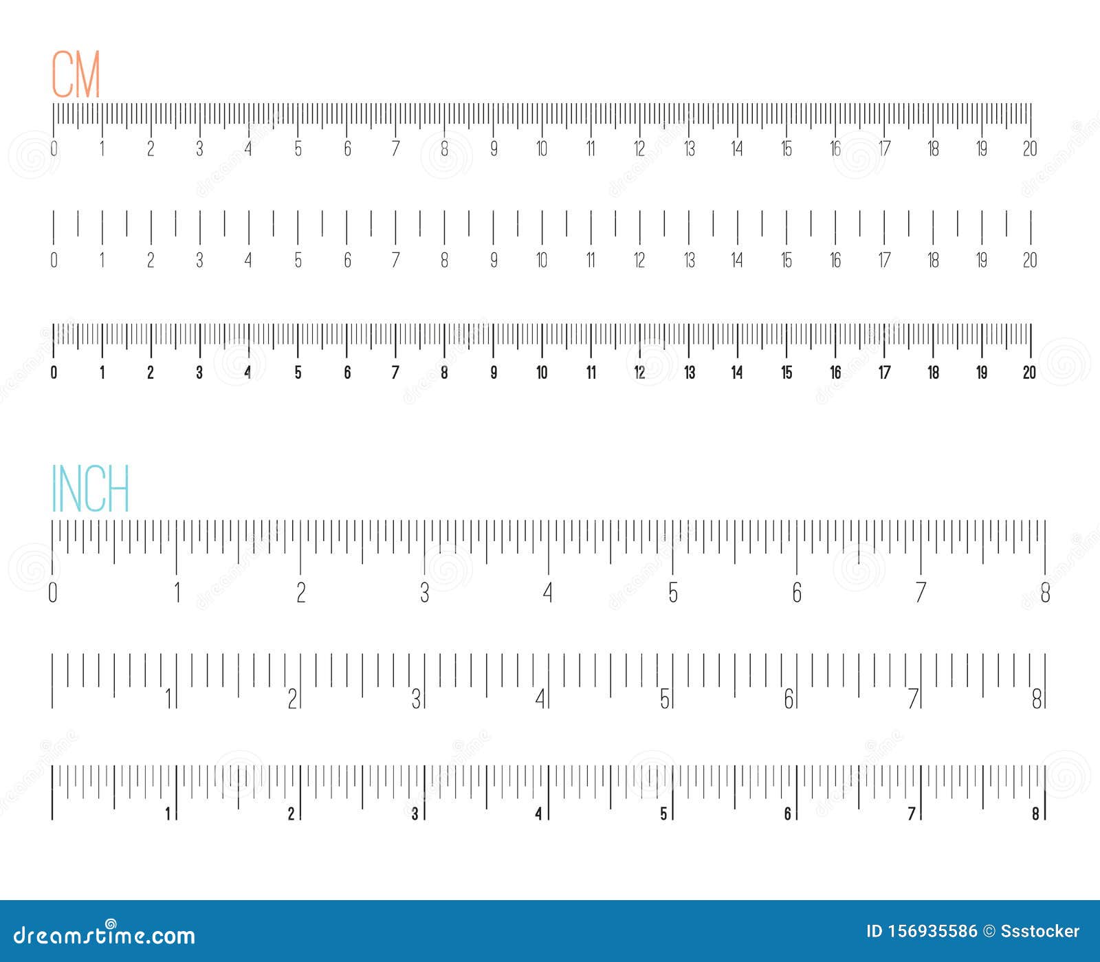 Measuring Rulers In The Form Of A Spiral Cartoon Vector | CartoonDealer ...