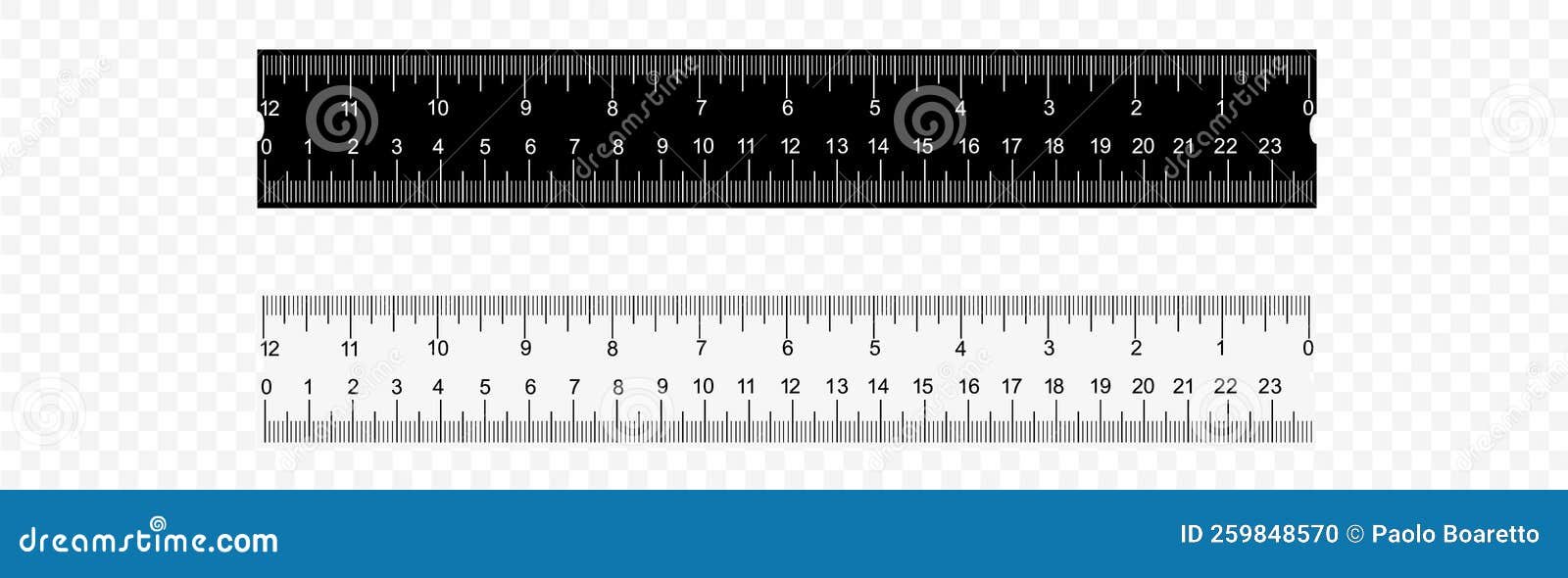Inch And Metric Rulers. Centimeters And Inches Measuring Scale Cm ... Inch And Metric Rulers. Centimeters And Inches Measuring Scale Cm ...
