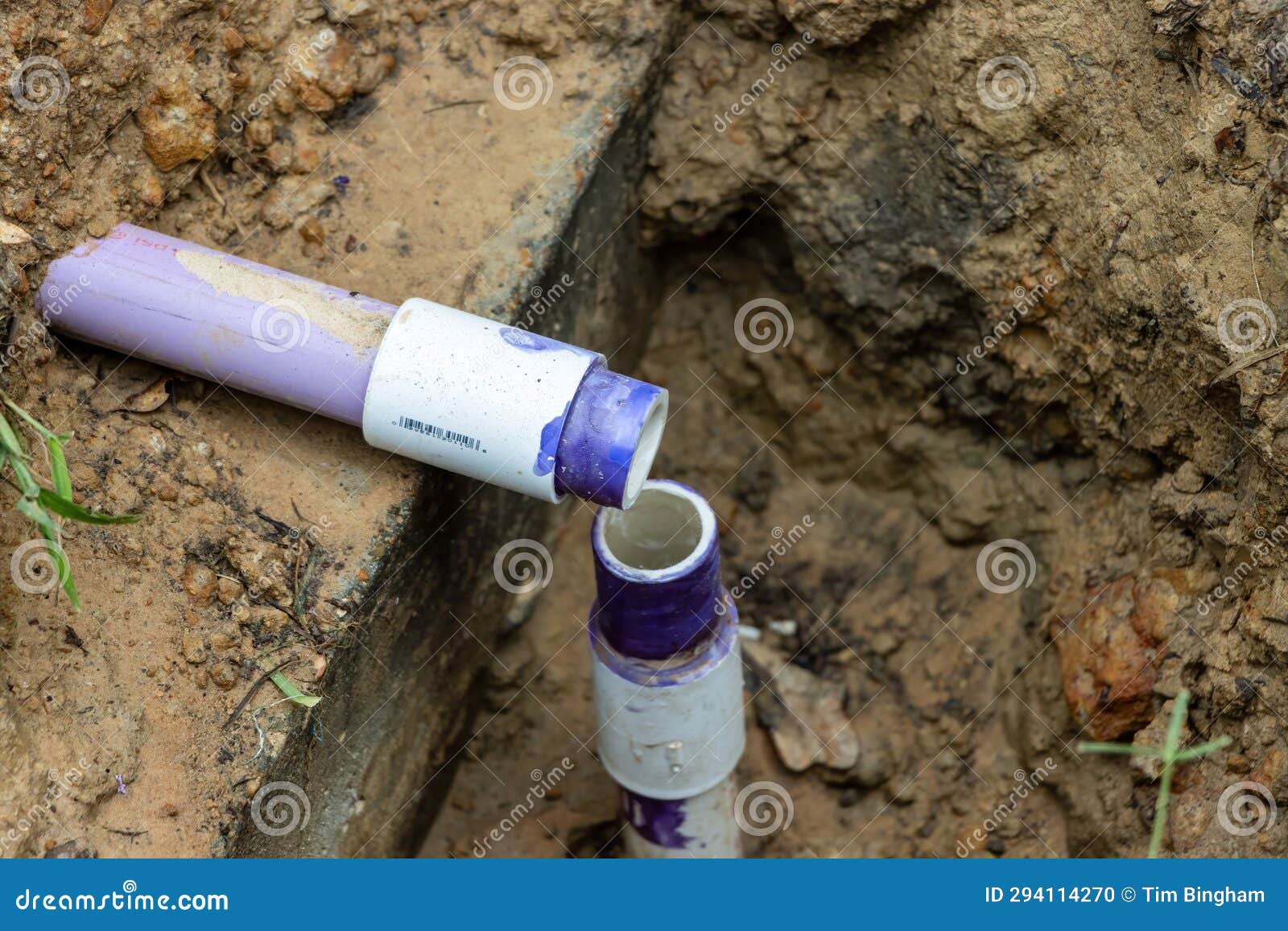 1 Inch PVC Pipe Water Elbow Connection Stock Photo - Image of plastic ...