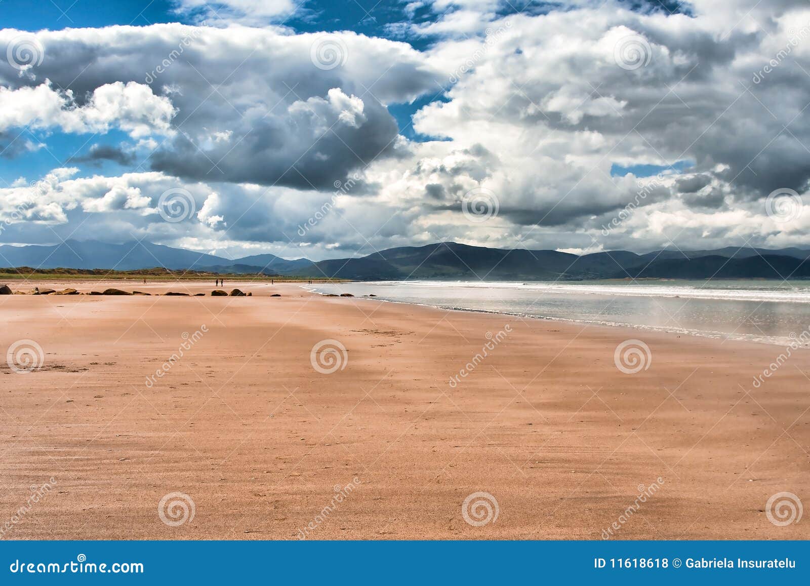 Inch Strand stock photo. Image of nature, coast, ocean - 11618618