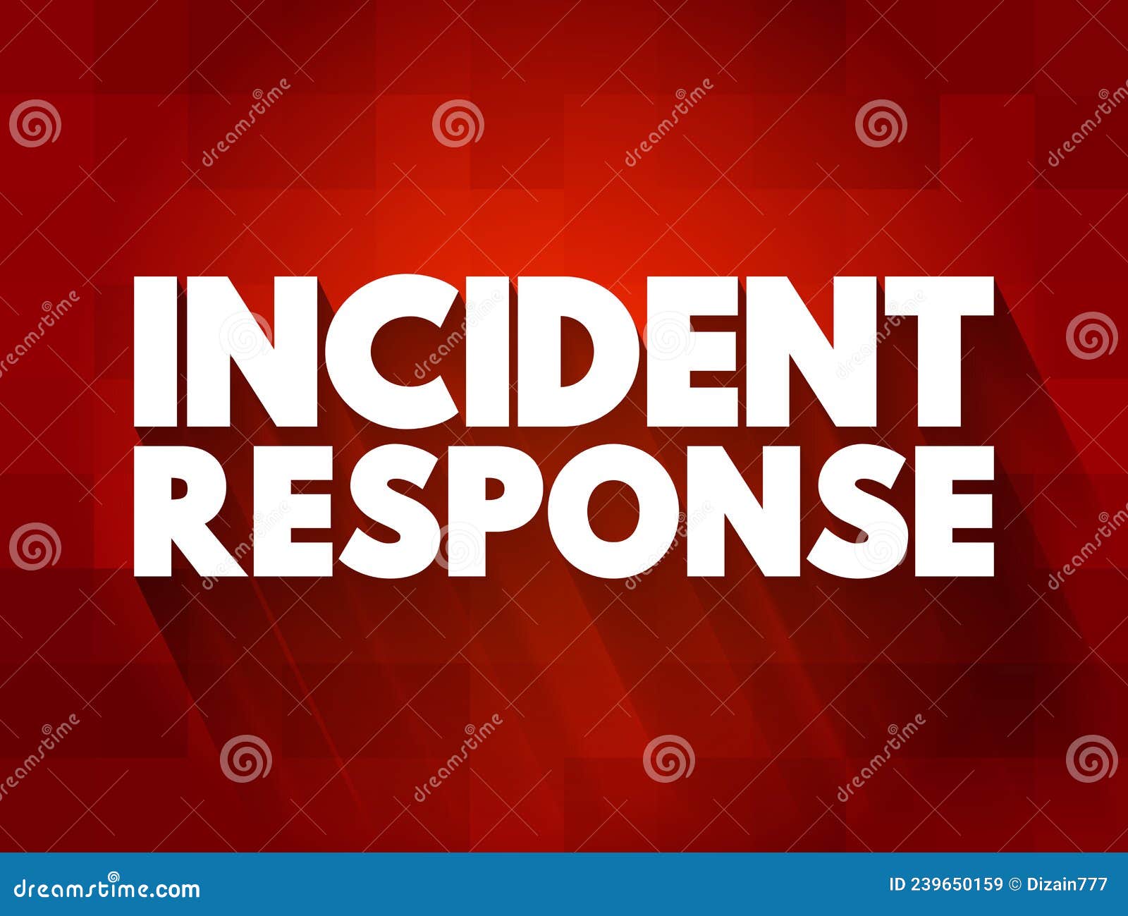 Incident Response Text Quote, Concept Background Stock Illustration ...