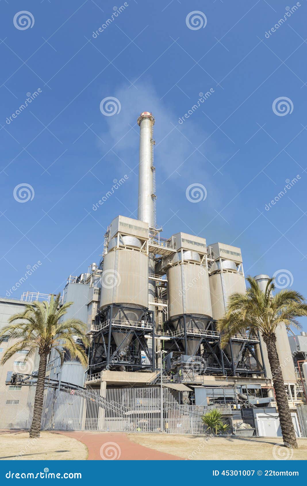 Incinerator Plant in Barcelona Stock Image - Image of rubbish, ecology ...
