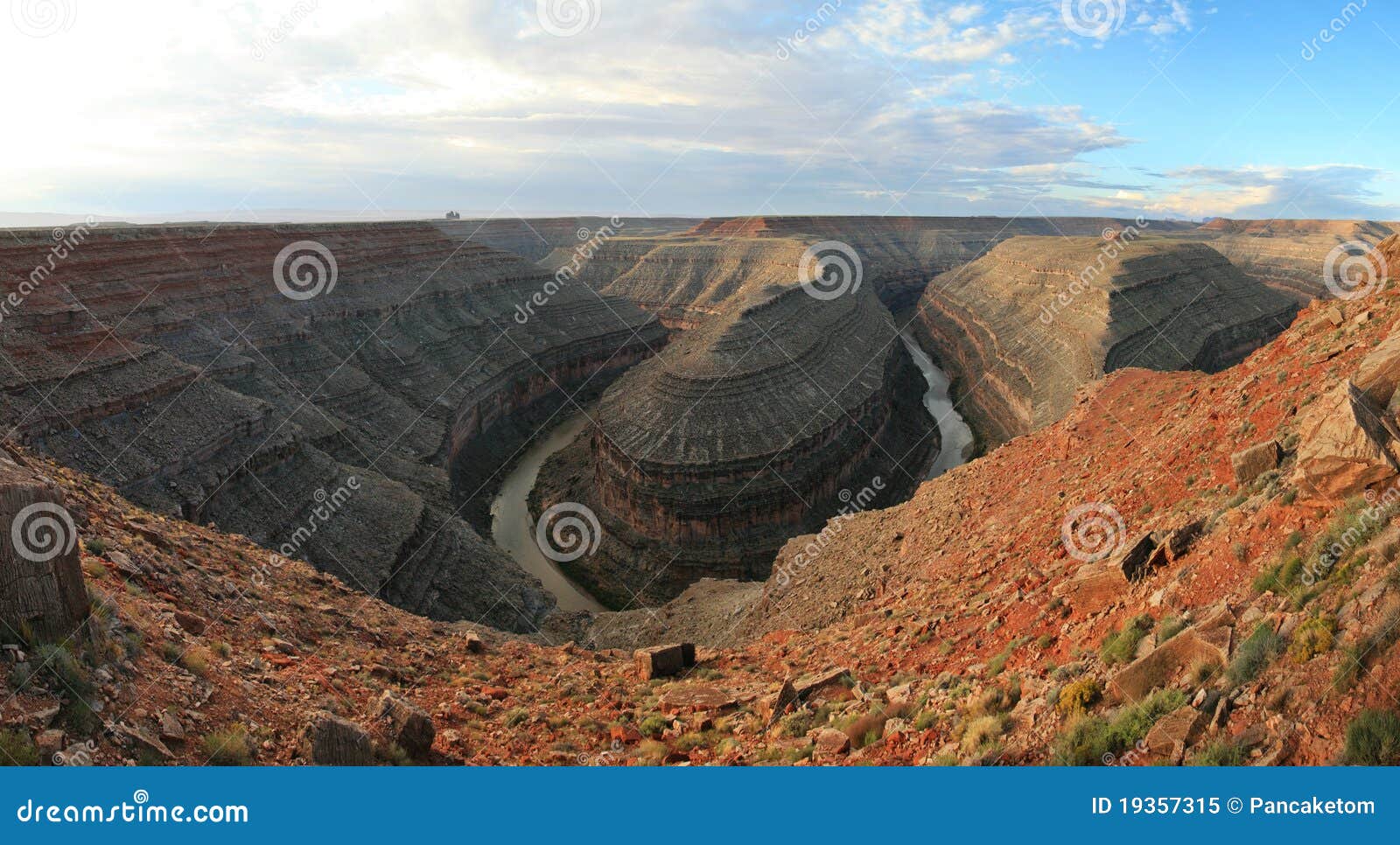 Incised meanders stock image. Image of utah, juan, goosenecks - 19357315
