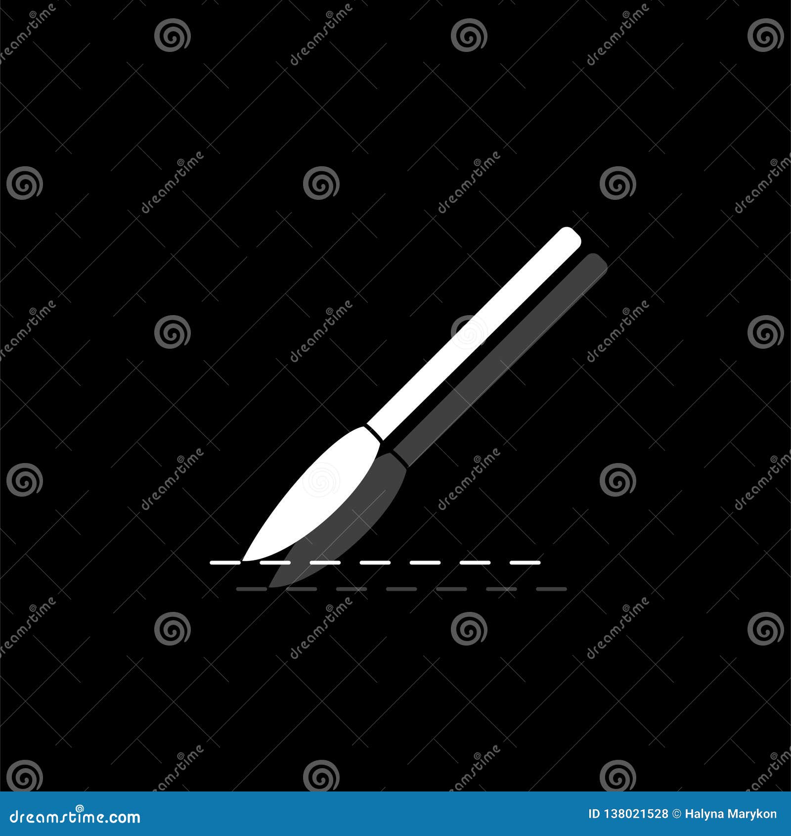 Incision surgery icon flat stock illustration. Illustration of anatomy ...