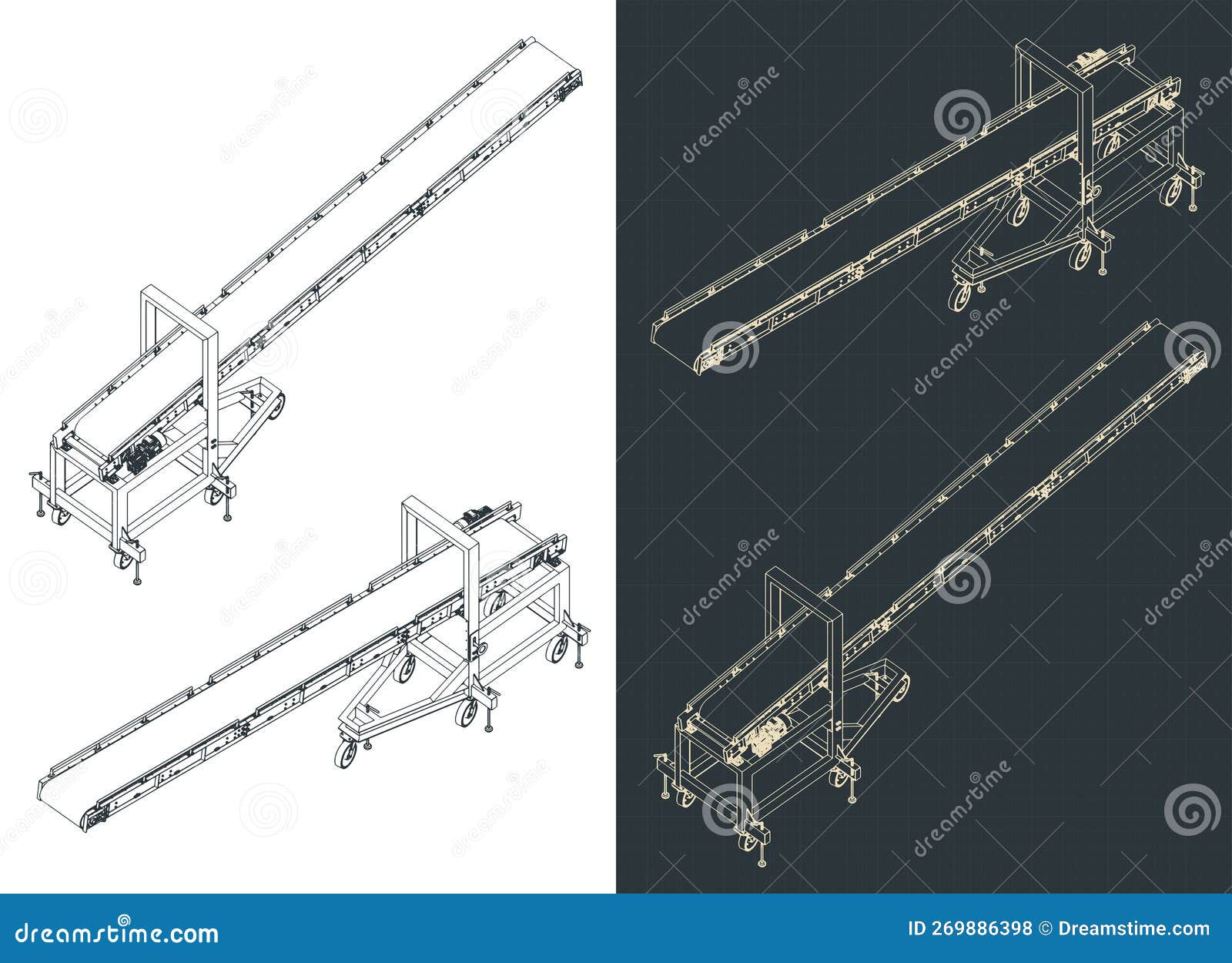 Inclination Loading Drawings Cartoon Vector | CartoonDealer.com #269886405