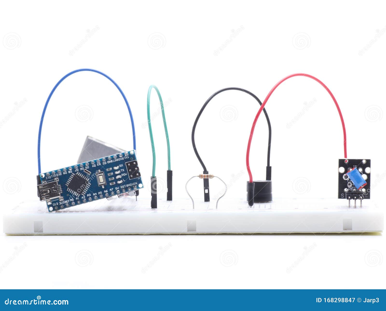 Inclination Switch in Protoboard Stock Image - Image of equipment ...