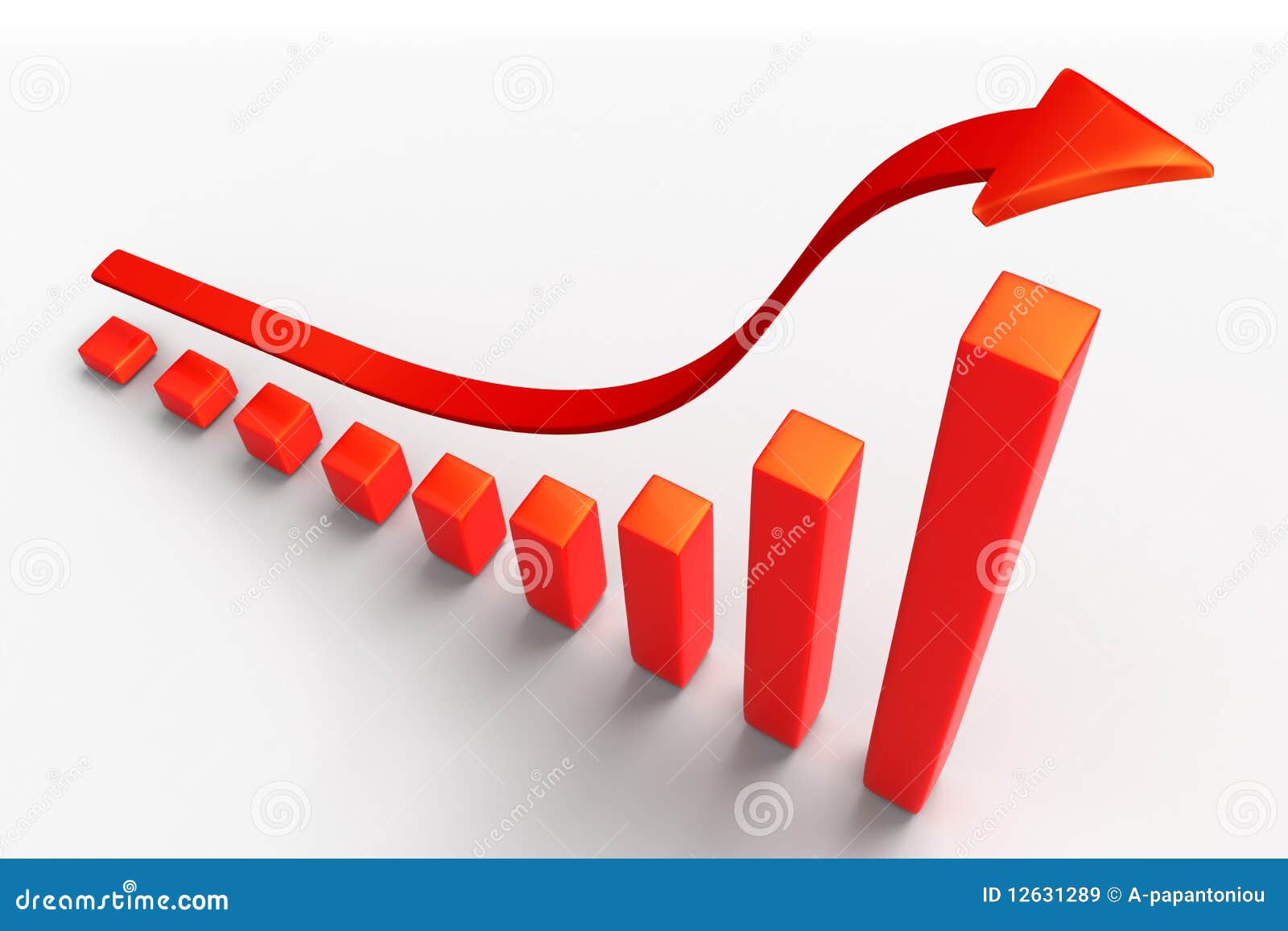 Incline stock illustration. Illustration of graph, render - 12631289