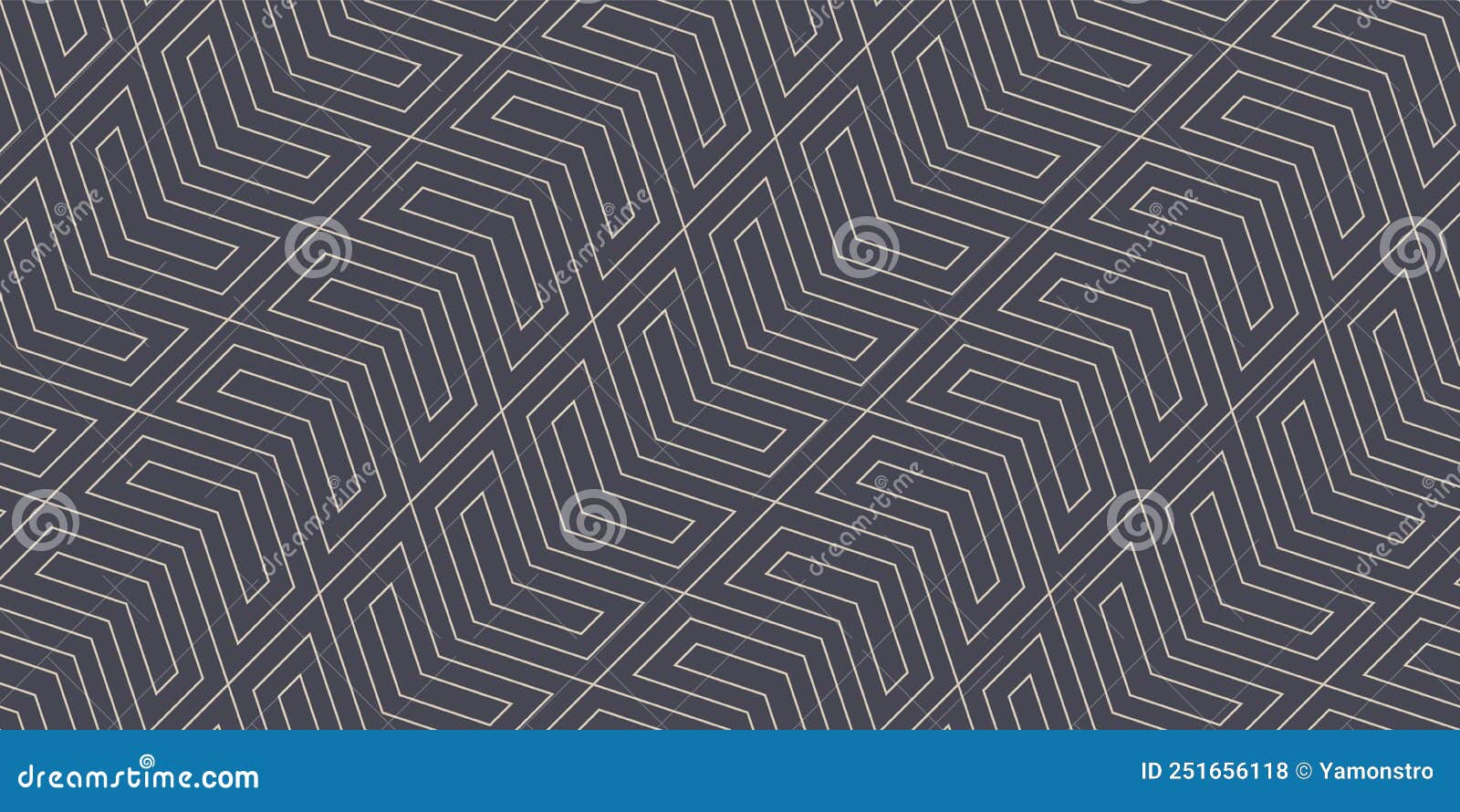 Incline Chevron Outline Endless Pattern Vector Line Art Abstract ...