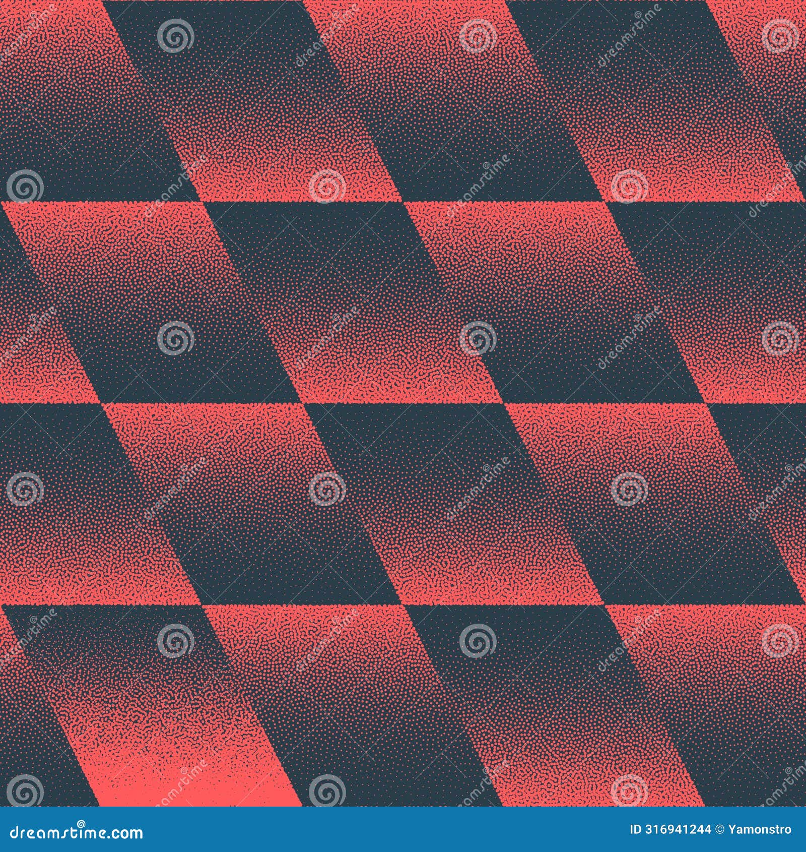 Incline Chevron Seamless Pattern Trend Vector Red Black Abstract ...