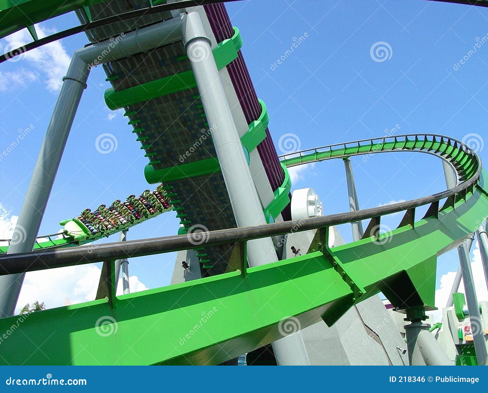 Incline Loop stock photo. Image of amusement, park, exciting - 218346