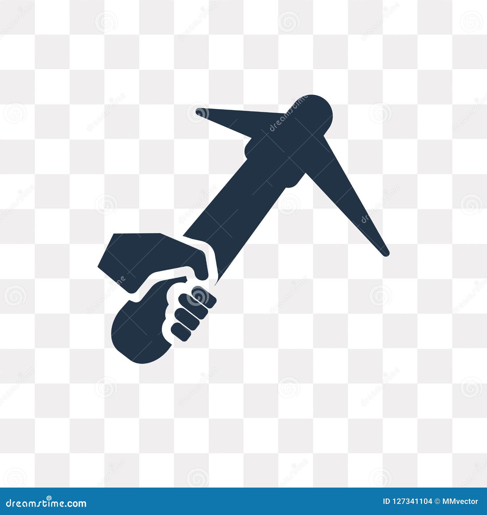 Inclined Picker Vector Icon Isolated On Transparent Background ...