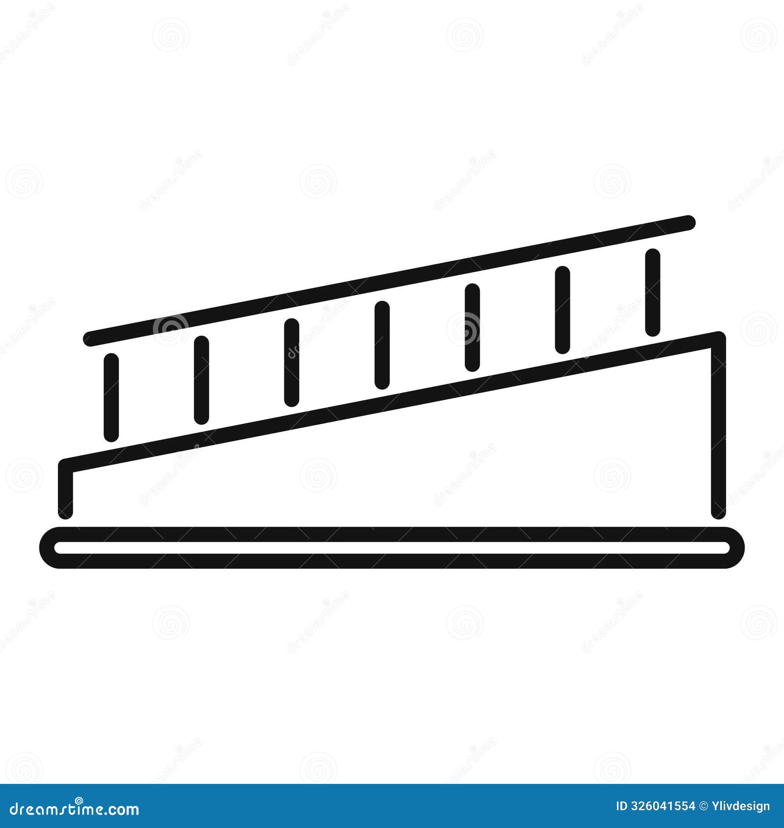 Inclined Plane Simple Mechanical Device for Lifting Objects Stock ...