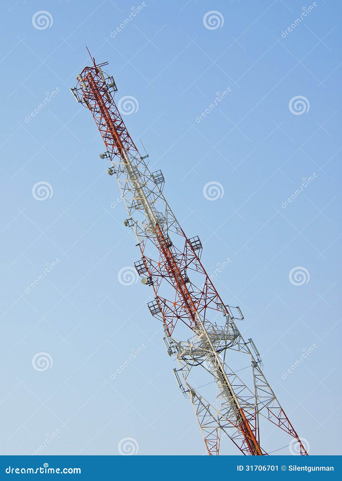 Inclined tower stock image. Image of frequency, structure - 31706701