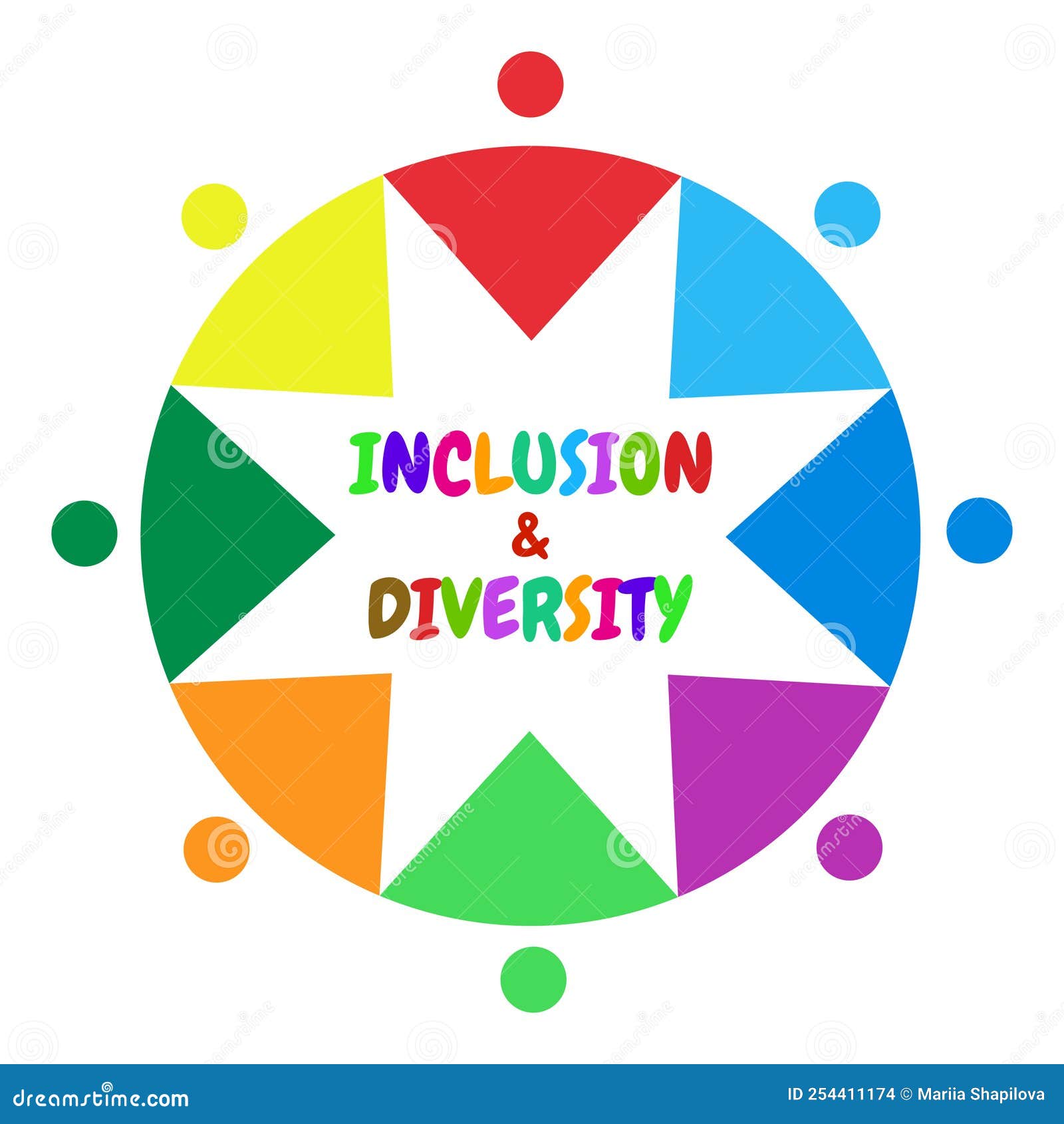 Inclusion and Diversity Infographic. Vector Illustration Stock Vector ...