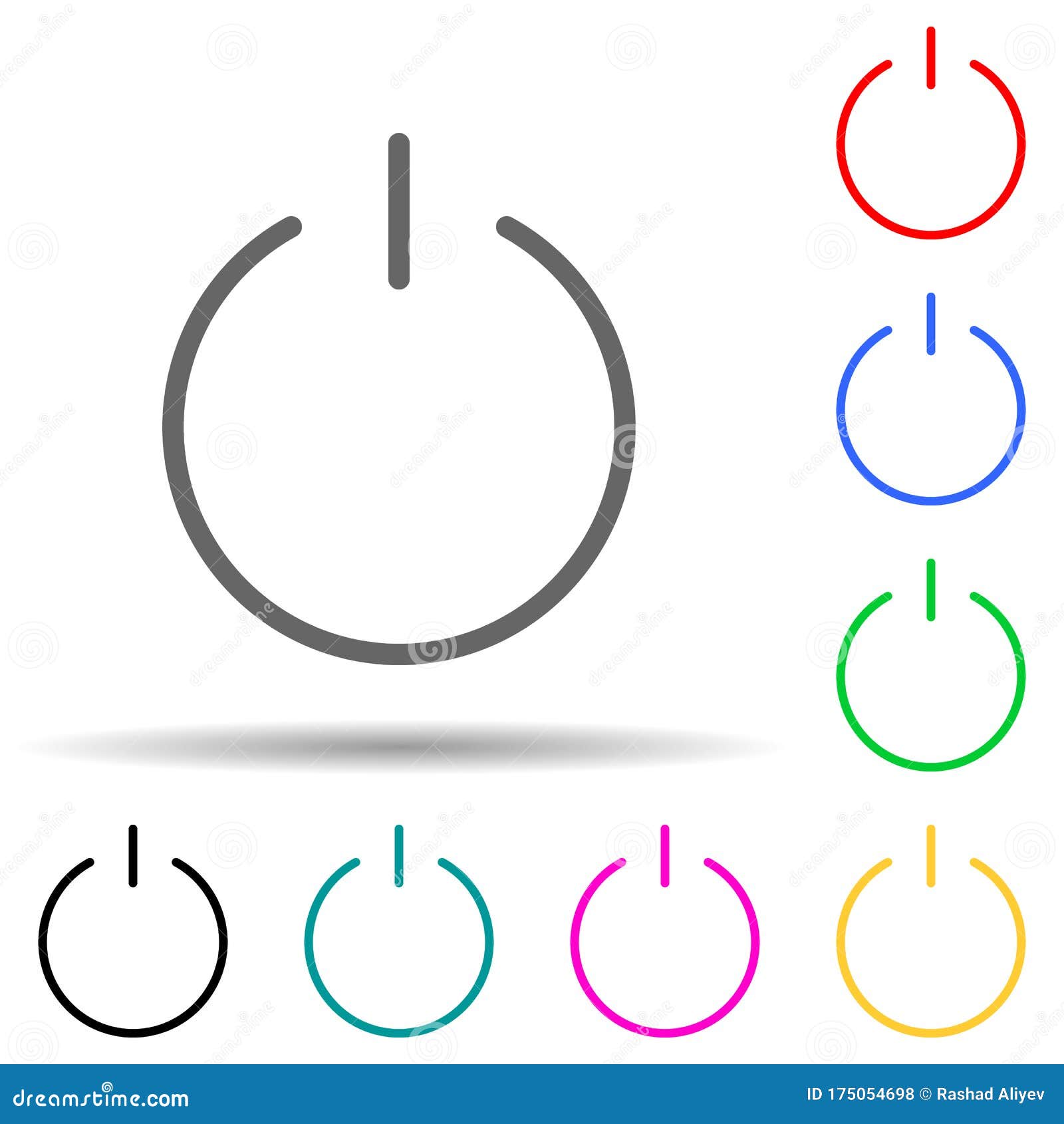 Inclusion Mark Multi Color Style Icon Simple Thin Line Outline Vector Of Web Icons For Ui And
